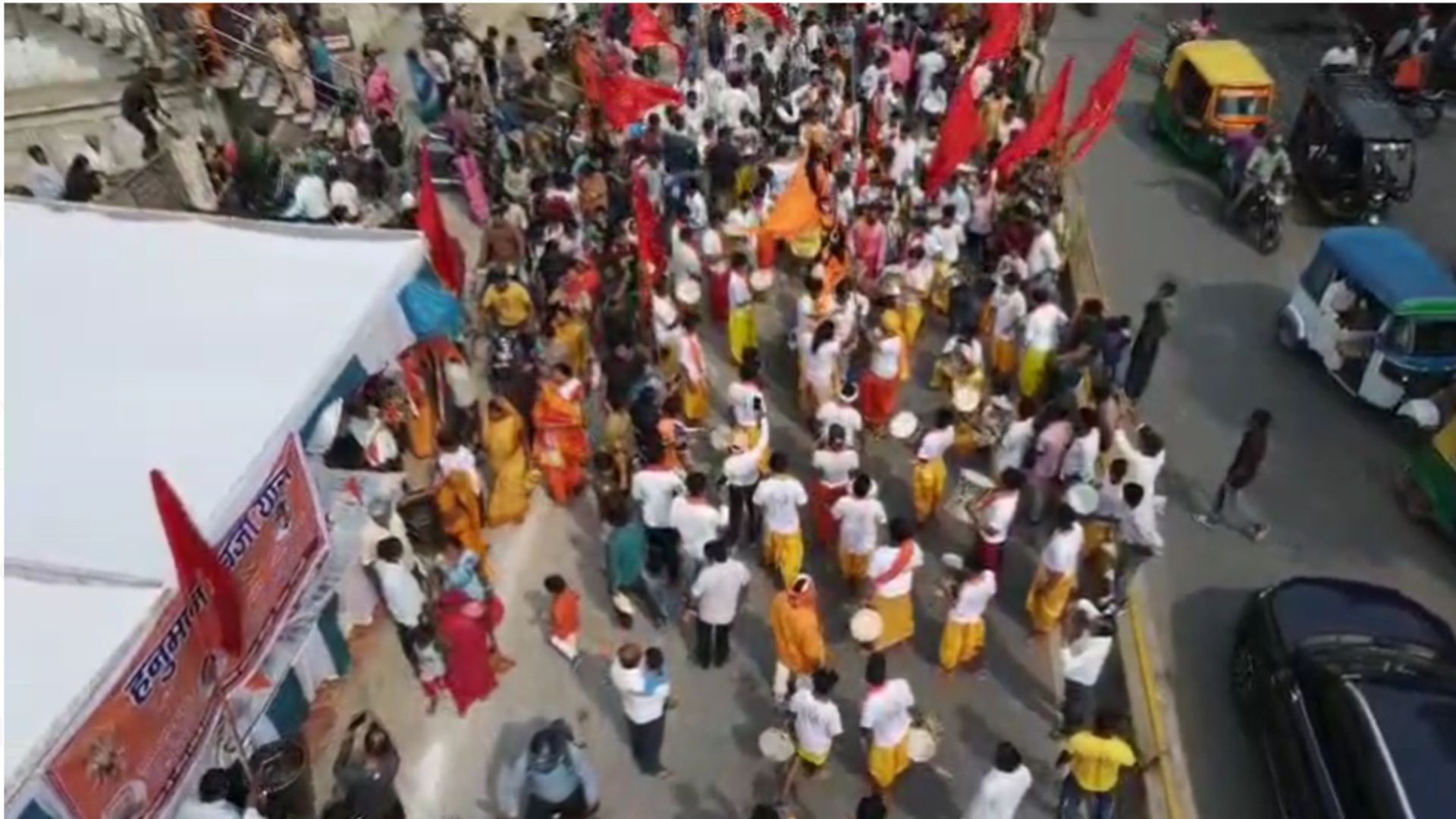 Hanuman Jayanti Is Being Celebrated In Varanasi Devotees Took Out A Flag Procession - Amar Ujala ...