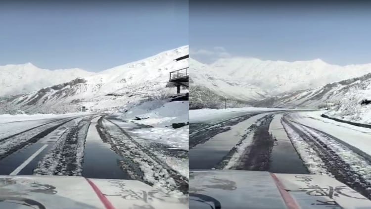 Himachal Weather: Life Disrupted Due To Snowfall In Lahaul-spiti, Alert Of Thunderstorm And ...