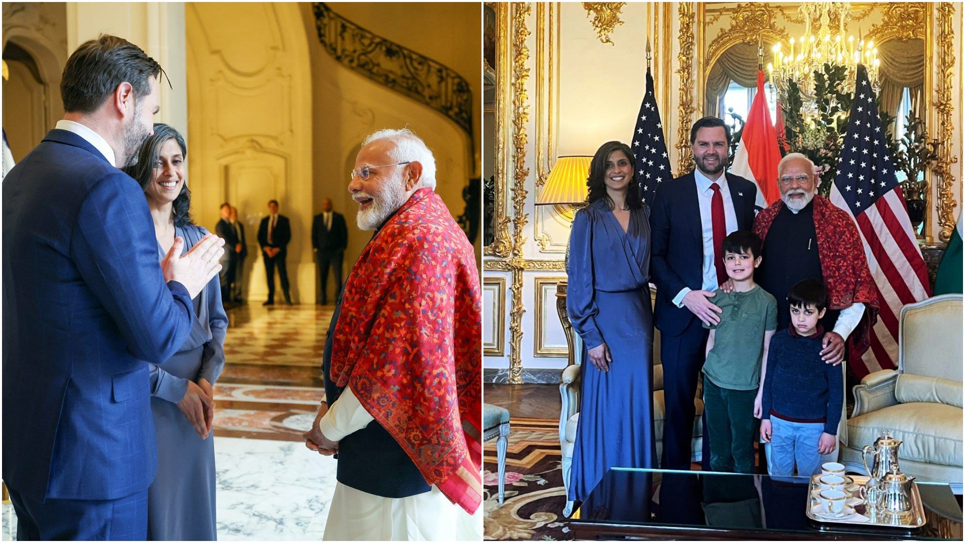 India Us Relations Us Vice President Jd Vance And Second Lady Usha ...