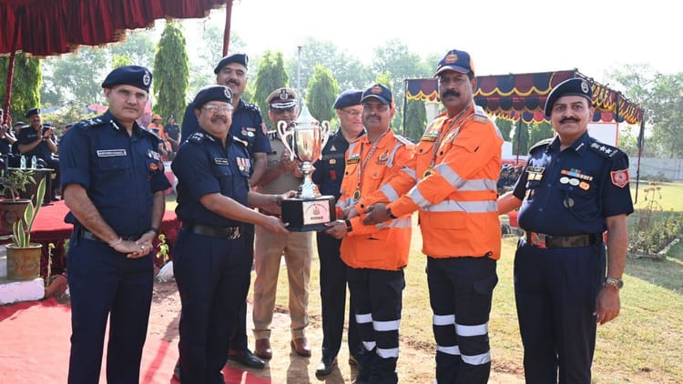Himachal Sdrf Team Ranks First In National Level Competition Held In ...