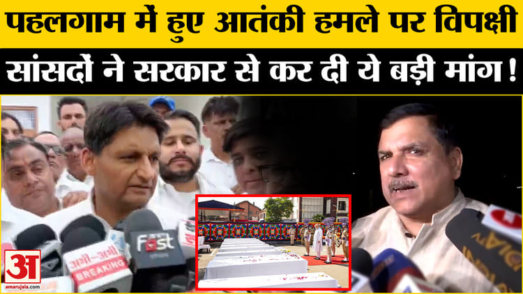 Pahalgam Terrorist Attack:पहलगाम में हुए आतंकी हमले पर सर्वदलीय बैठक के ...