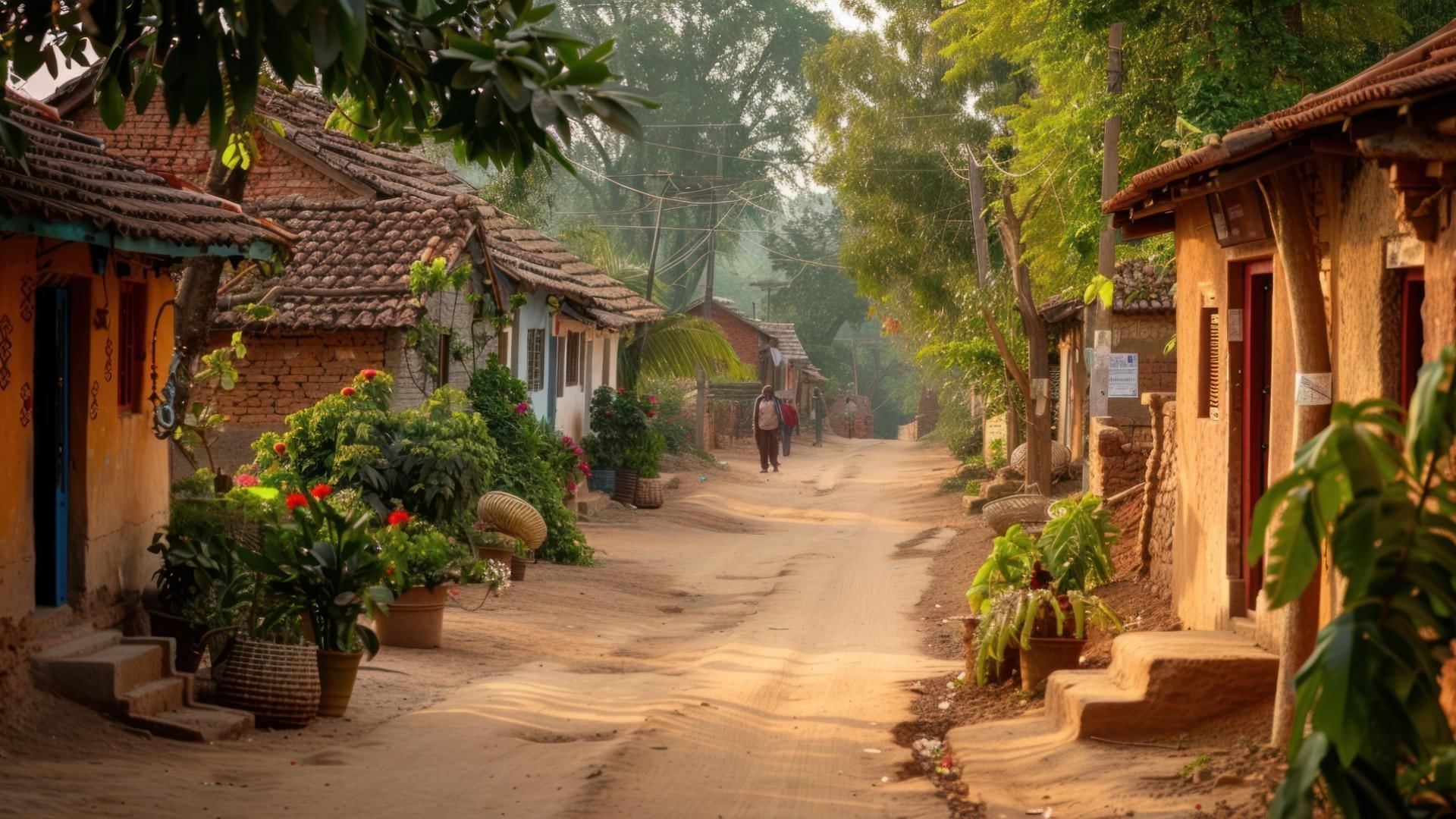 Unique Village In India People Do Not Make Two Story House In Churu ...
