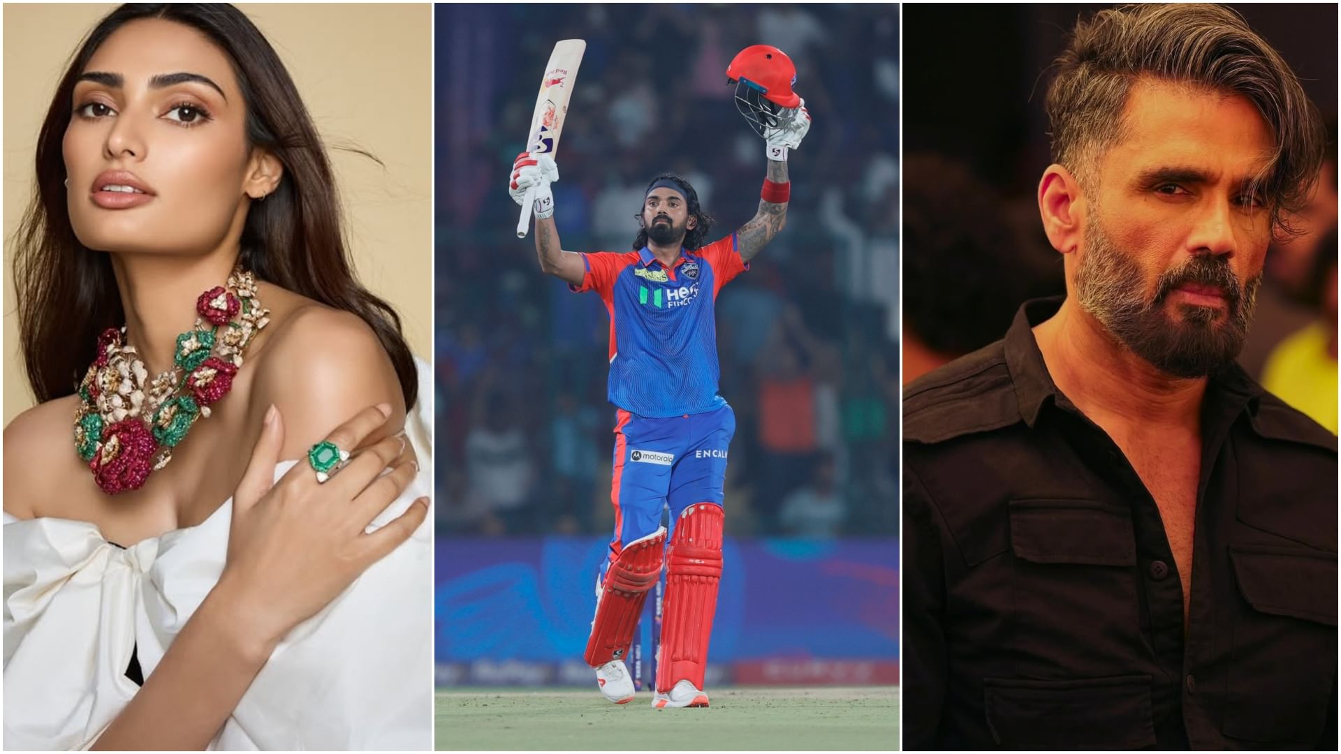 Suniel Shetty And Athiya Shetty Shows Love On Kl Rahul For His Historical Century In Ipl - Amar ...
