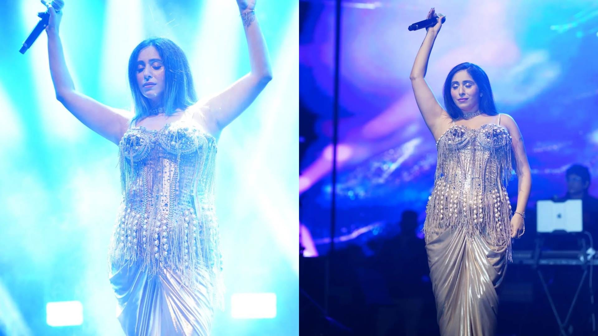 Cannes 2025 Famous Influencer Nancy Tyagi Copied Look Of Neha Bhasin ...