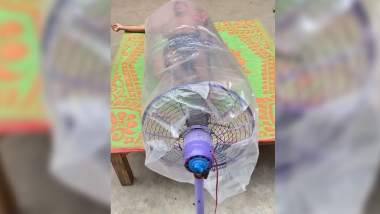 Video:गर्मी भगाने के लिए शख्स ने लगाया गजब जुगाड़, बोले लोग- भारत से ...