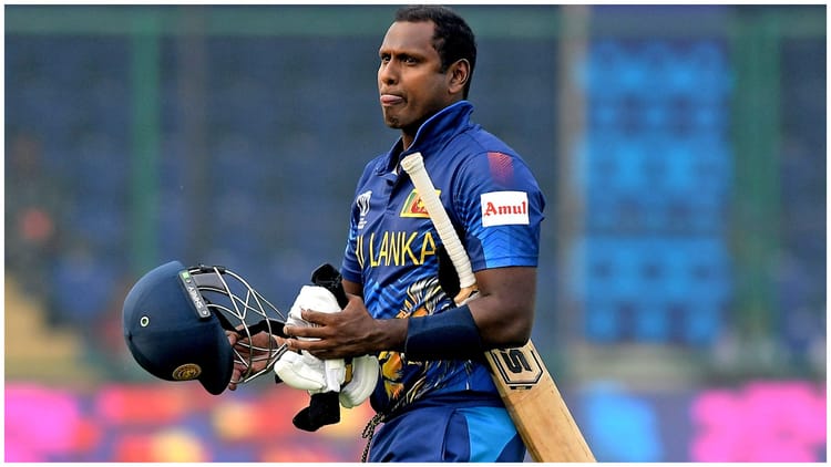 Angelo Mathews:श्रीलंकाई ऑलराउंडर एंजेलो मैथ्यूज ने टेस्ट से संन्यास का ...