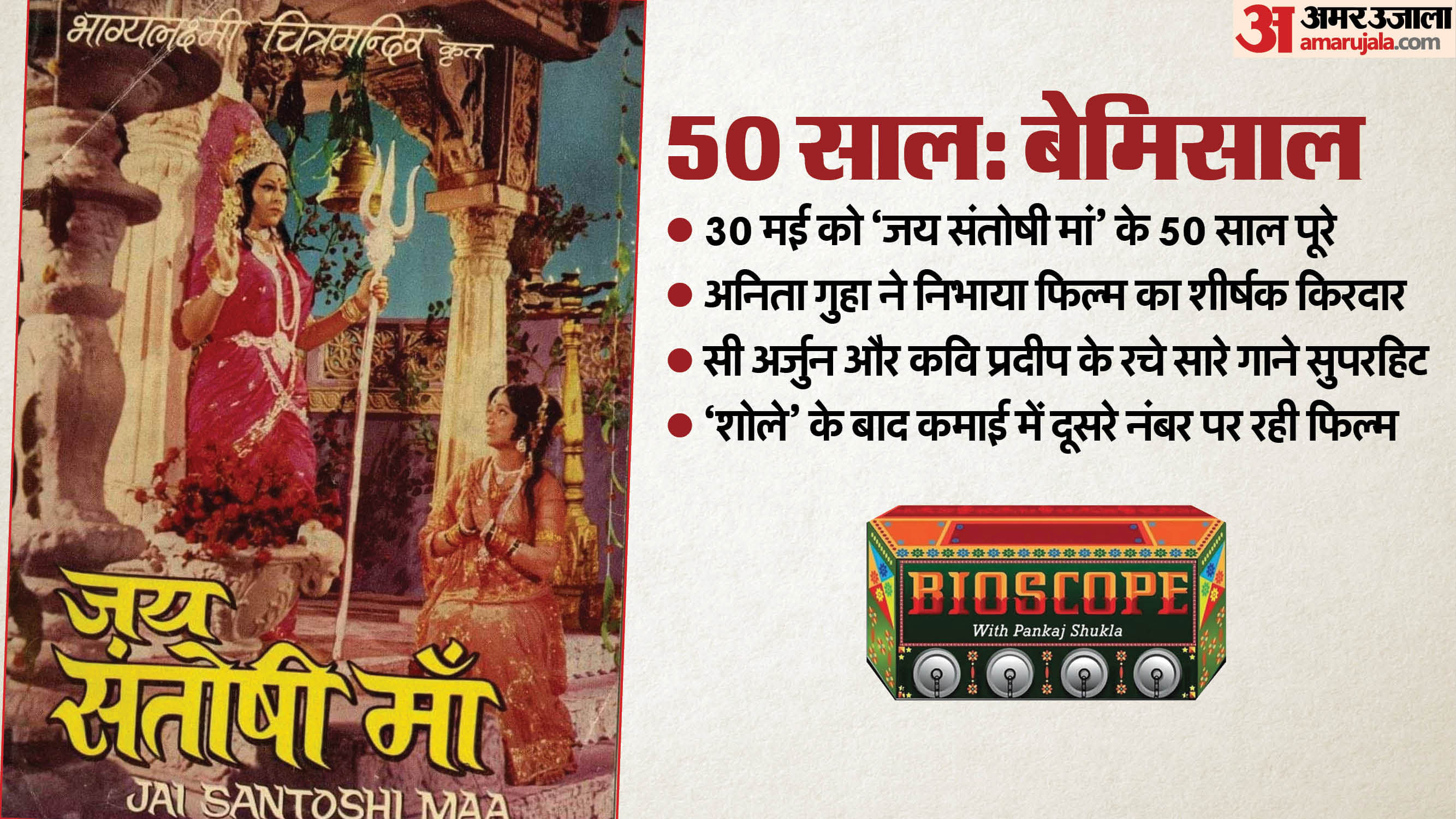 50 Years Of Movie Jai Santoshi Maa Released On 30 May 1975 Second Highest Grosser Bioscope With ...
