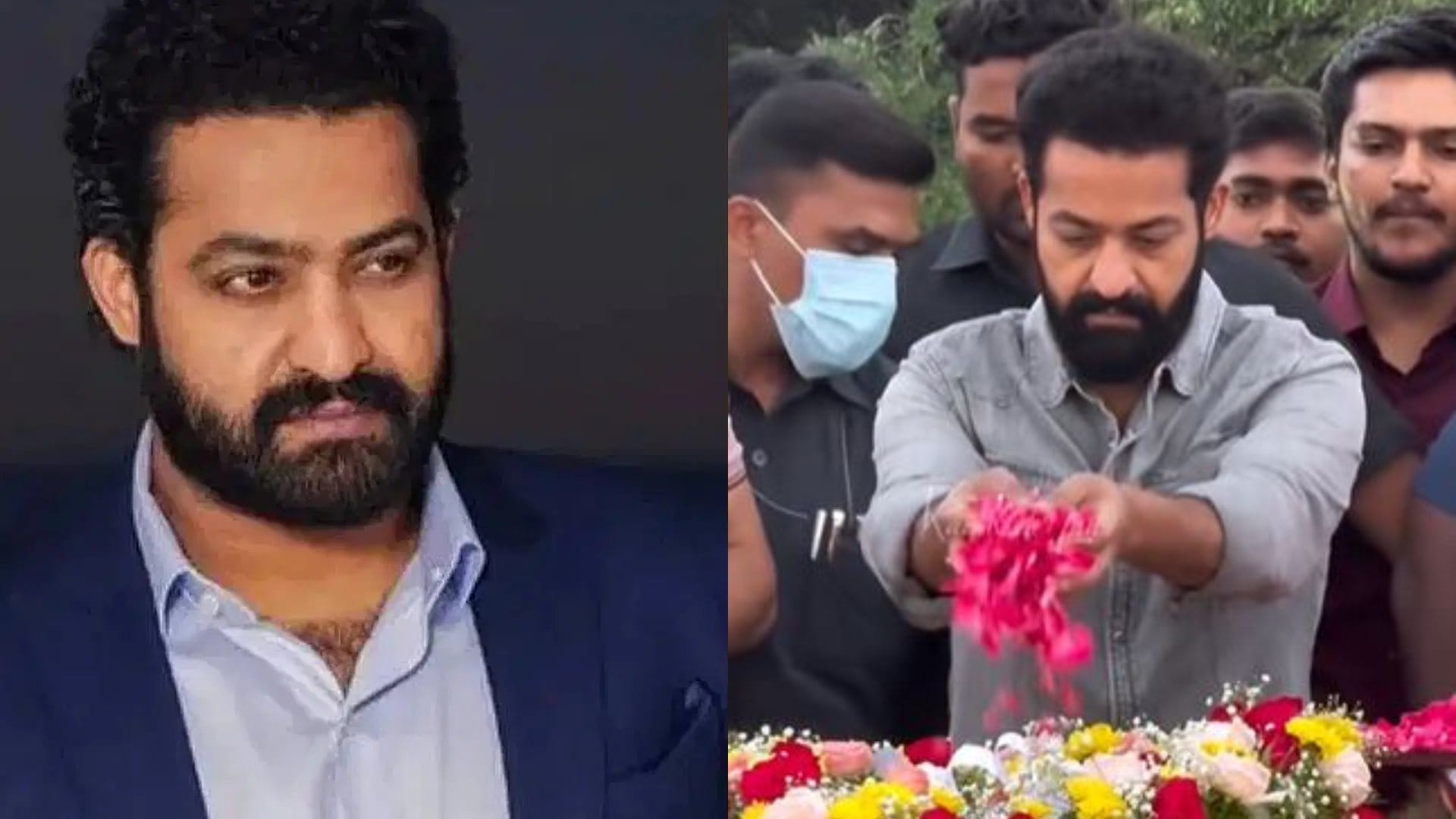 Junior Ntr:दादा को श्रद्धांजलि देने पहुंचे जूनियर एनटीआर को फैंस ने ...