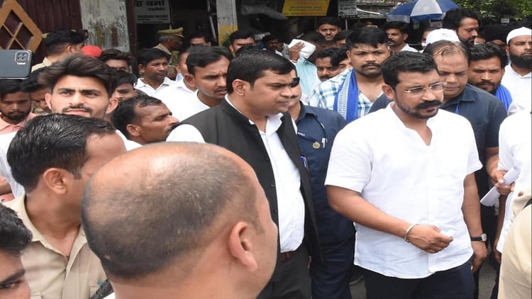 Saharanpur: Mp Chandrashekhar Said - Government Failed In Law And Order ...