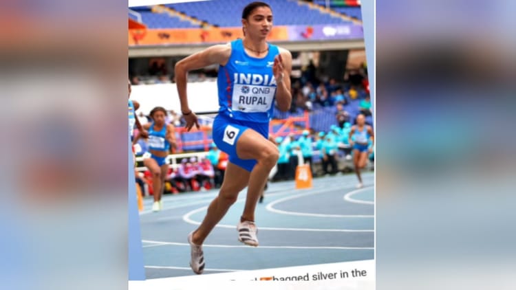 Asian Games 2025:साउथ कोरिया में दिखी रूपल चौधरी की रफ्तार! 400 मीटर ...