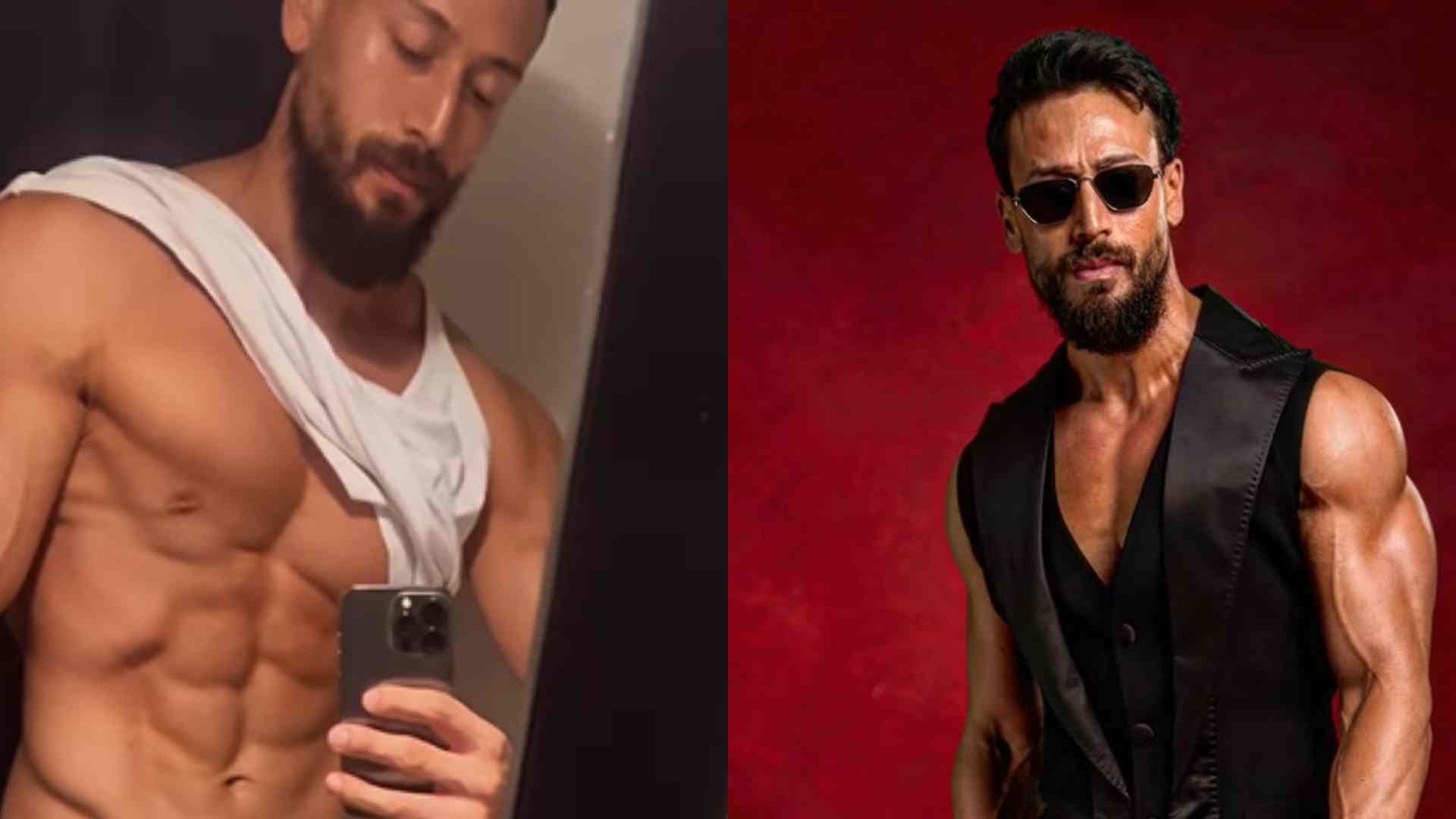 Tiger Shroff:सॉलिड बॉडी फ्लॉन्ट करते दिखे टाइगर श्रॉफ, दंग रह गए फैंस ...