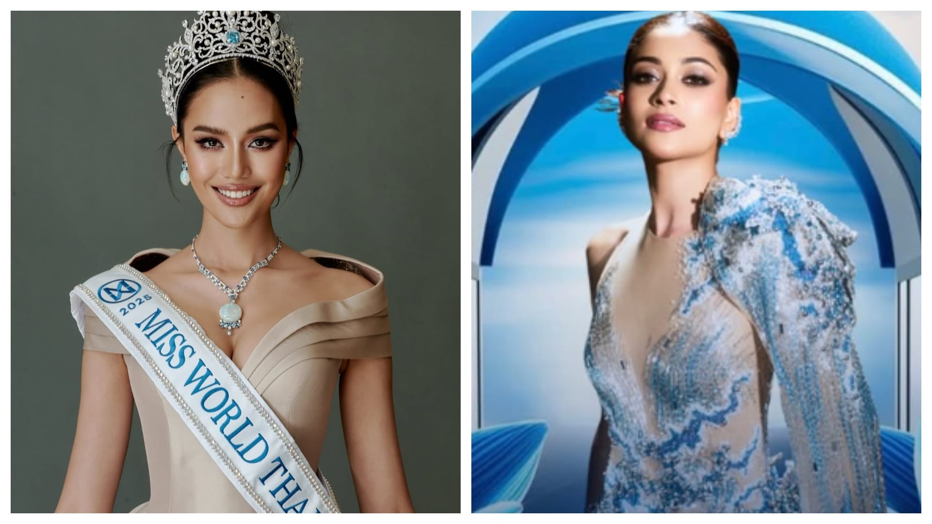 Miss World 2025:थाईलैंड की ओपल सुचाता बनीं मिस वर्ल्ड; भारत की नंदिनी चूकीं, टाॅप 8 में भी नहीं ...