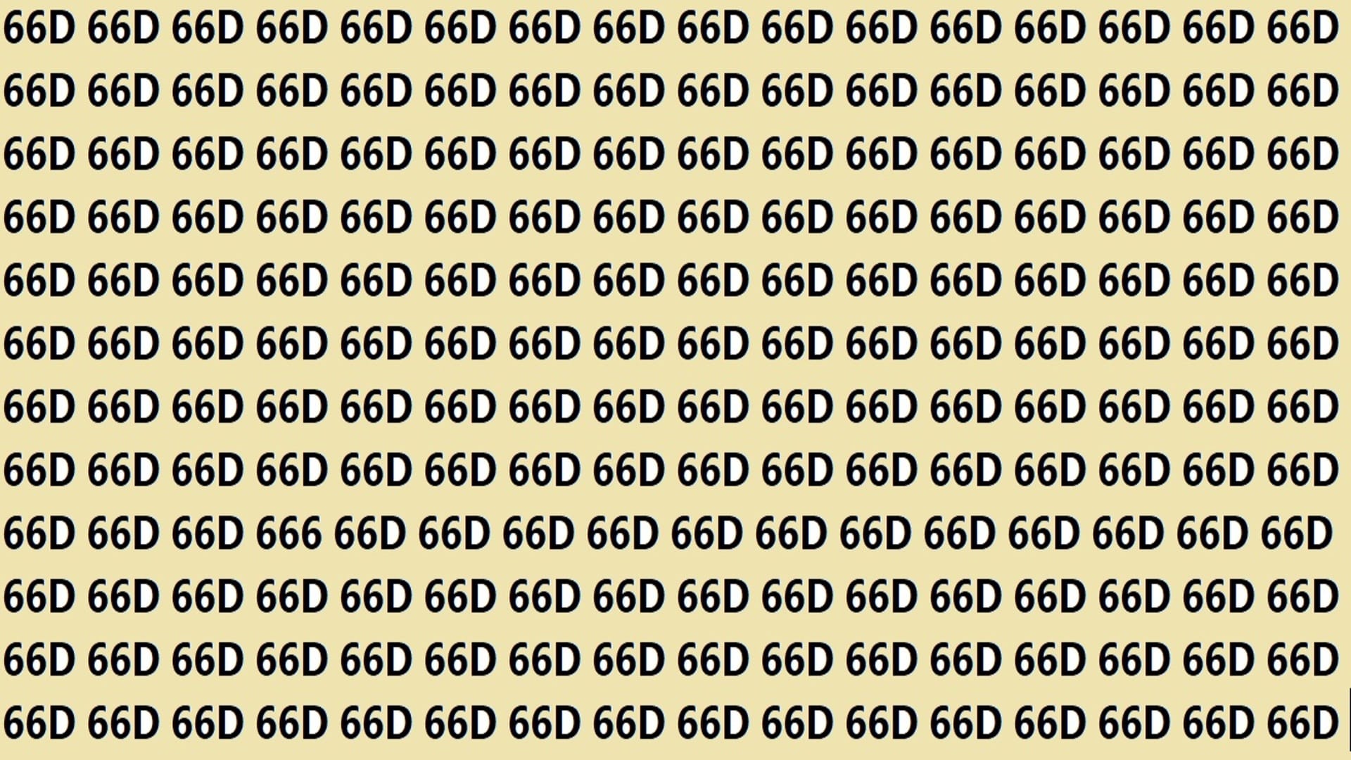 Optical Illusion:66d की भीड़ में 15 सेकेंड के अंदर खोजना है 666, जीनियस ...