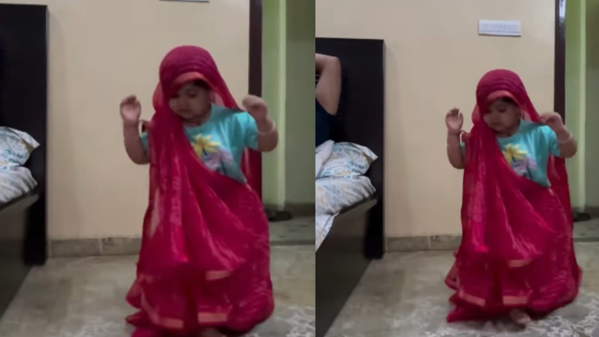 Video:मासूम बच्ची ने घूंघट ओढ़कर किया बेहद खूबसूरत डांस, मासूमियत ने ...