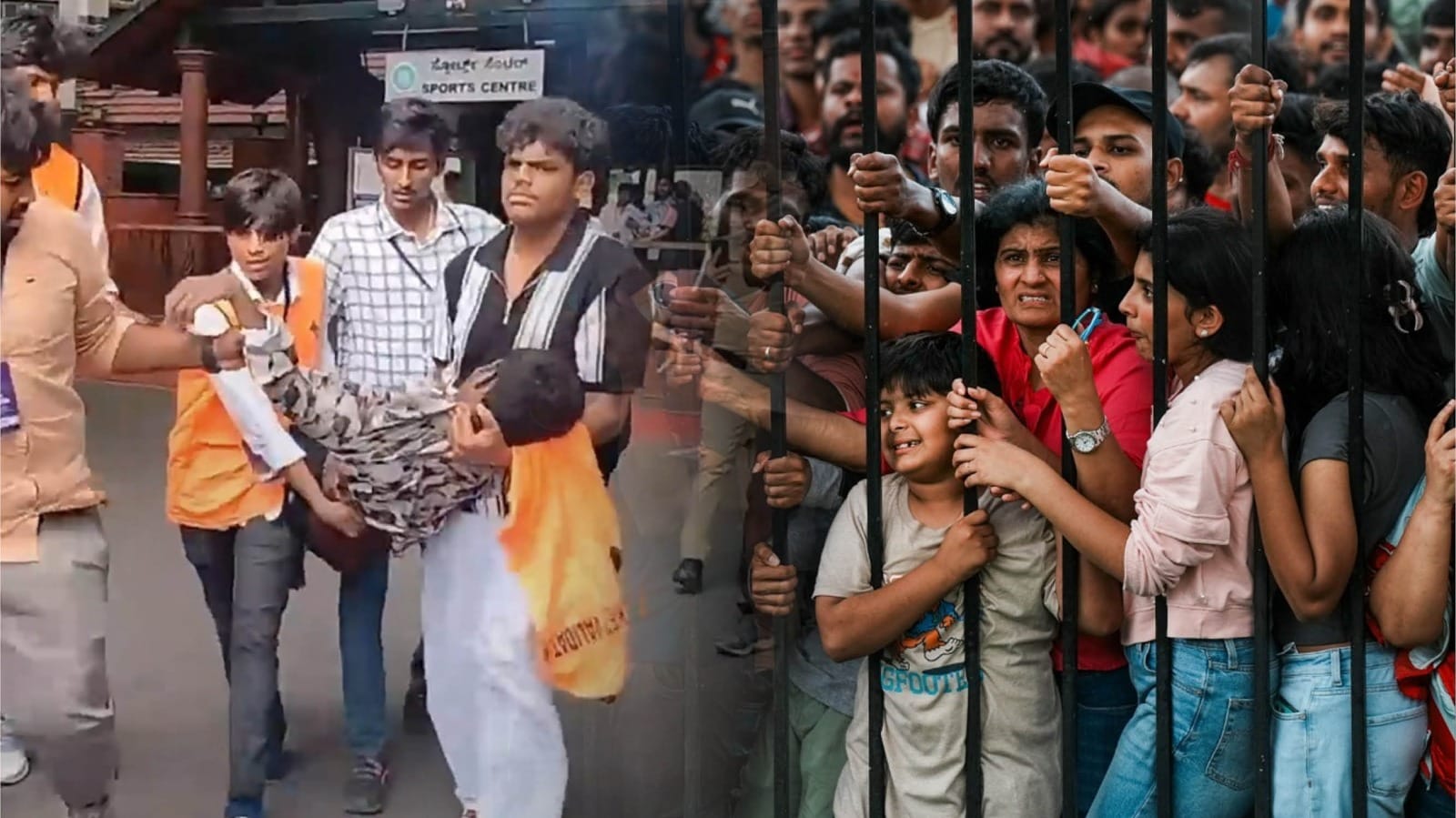 Bengaluru: Stampede Outside Chinnaswamy Stadium During Rcb Ipl Victory ...