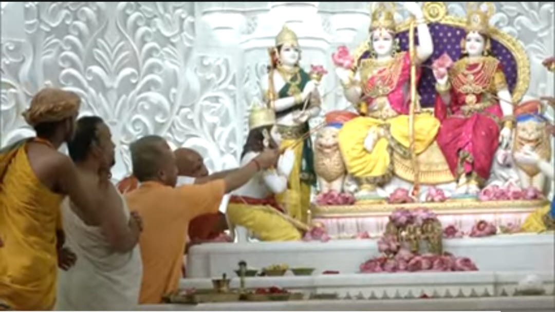 Pics Of Second Pran Pratishtha In Ayodhya. - Amar Ujala Hindi News Live - Pran Pratishtha:अपने ...