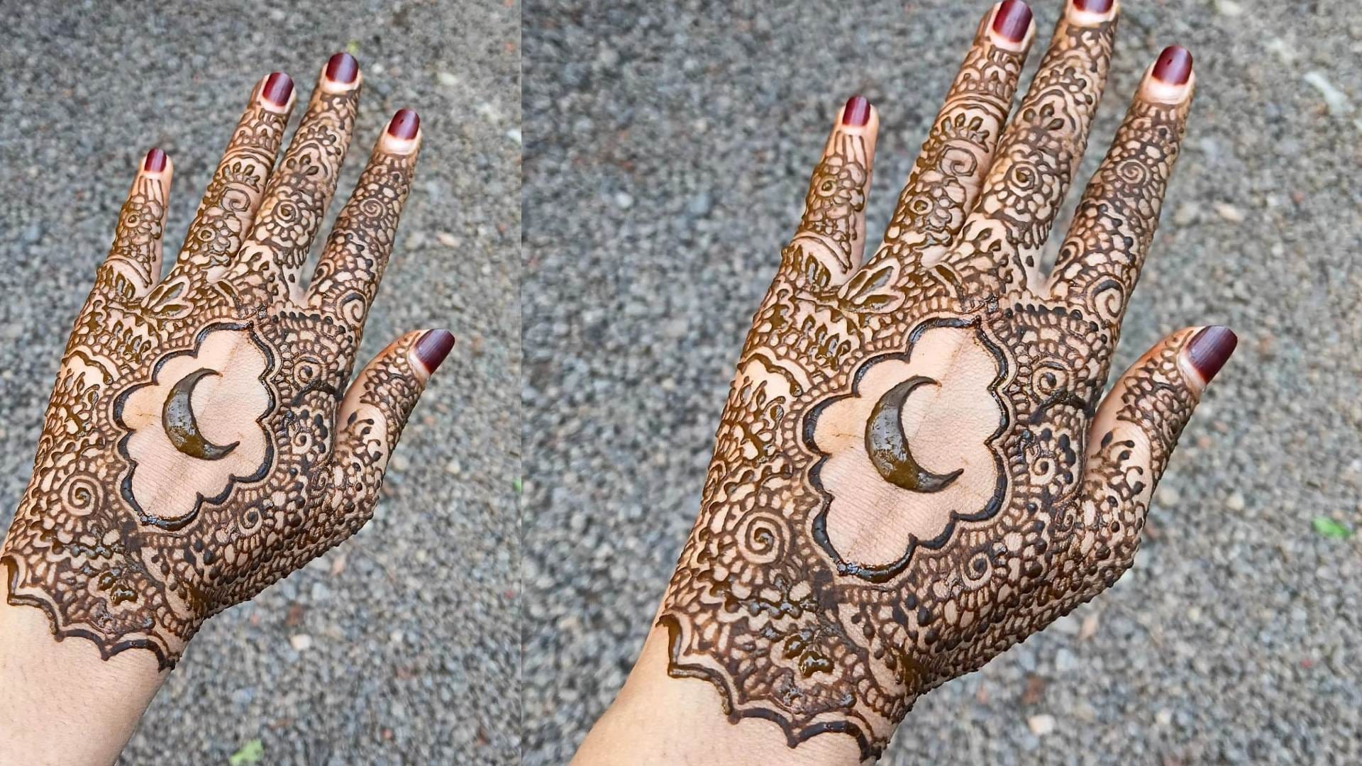 Bakrid Mehndi Design Simple And Easy Mehndi Design For Bakrid Eid Al ...