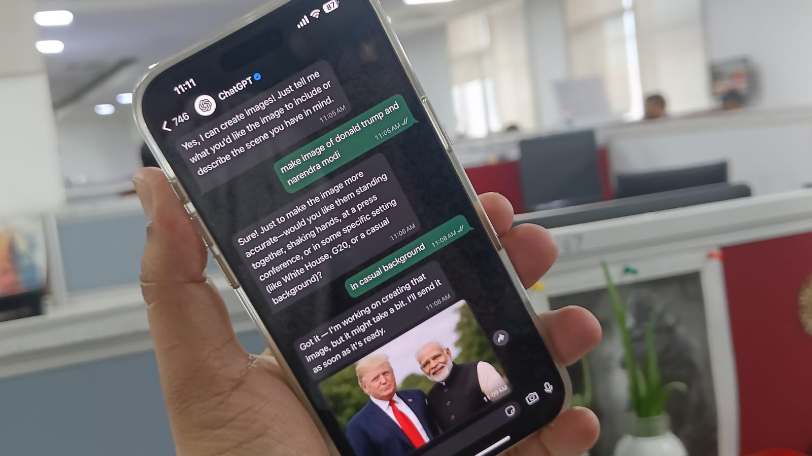 Chatgpt On Whatsapp Gets Upgraded With Image Generation Capability Details Here In Hindi - Amar ...