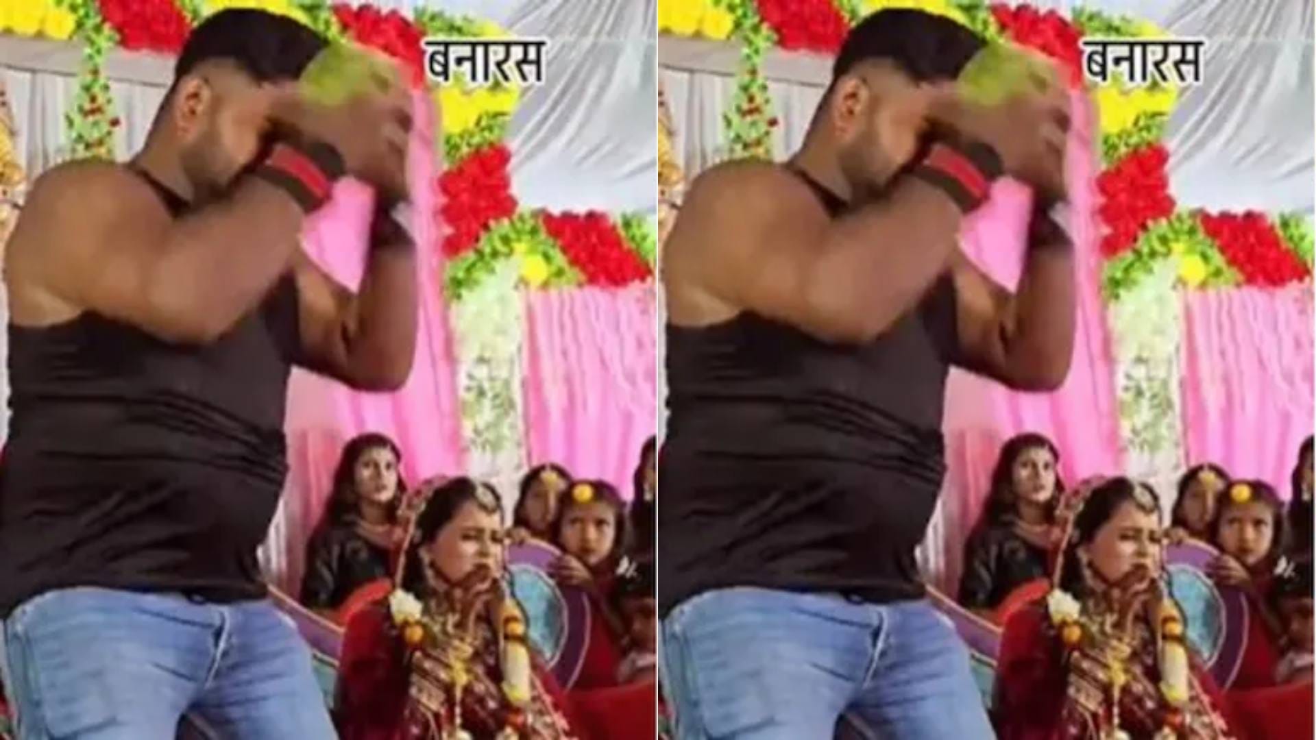 Viral Video:जयमाला के समय काला बनियान पहने आया शख्स और सिर से फोड़ दिया ...