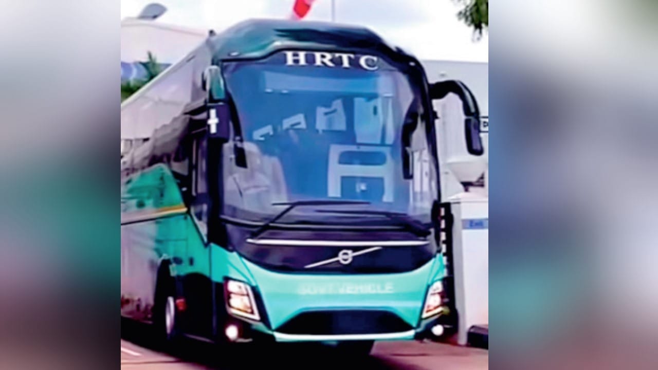 Hrtc New Volvo Buses Will Automatically Shower Water When Smoke Rises ...