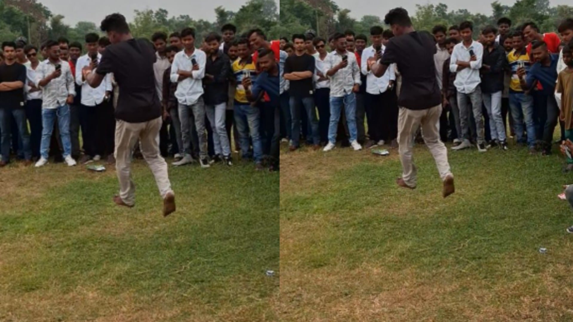 Boy Floating In The Air Viral Video Leaves People Stunned - Amar Ujala ...