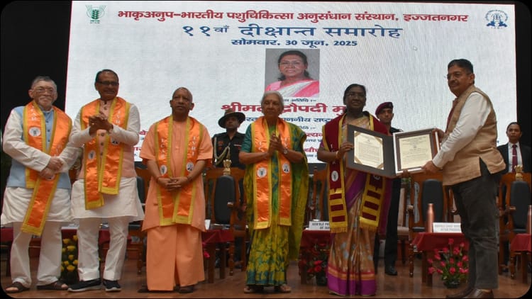 President Honored Nta Chairman Prof Pradeep Joshi, Conferred The Degree Of Doctorate Of Sciences ...