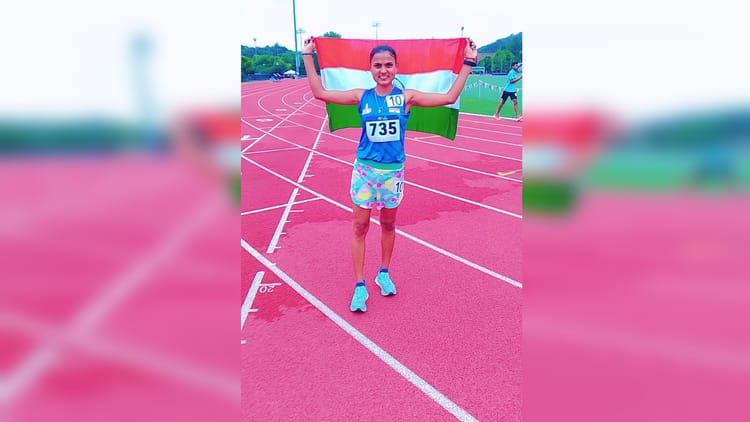 World Police Fire Games:रेशमा पटेल ने अमेरिका में 5 किमी रेस वाॅक में ...