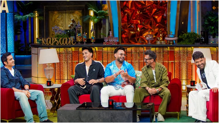 Gautam Gambhir Reaches The Great Indian Kapil Show With Rishabh Pant ...