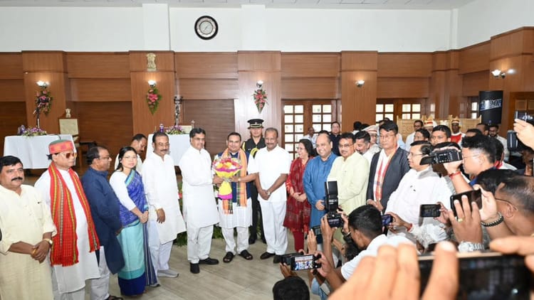 Tripura: Manik Shah Cabinet Expanded, Kishor Barman Took Oath - Amar Ujala Hindi News Live ...