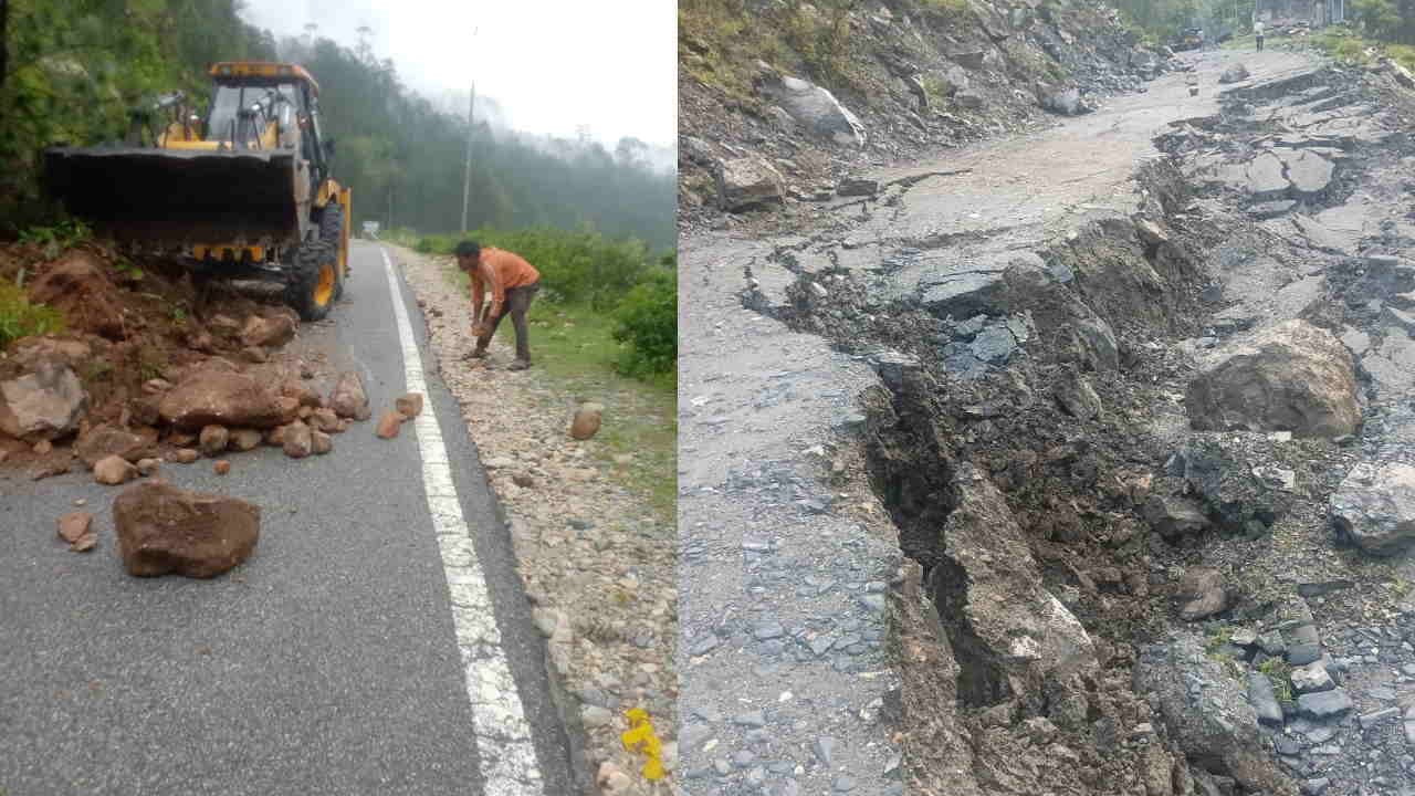 Landslide On Gangotri National Highway Obstruction Repeatedly Bro Is ...