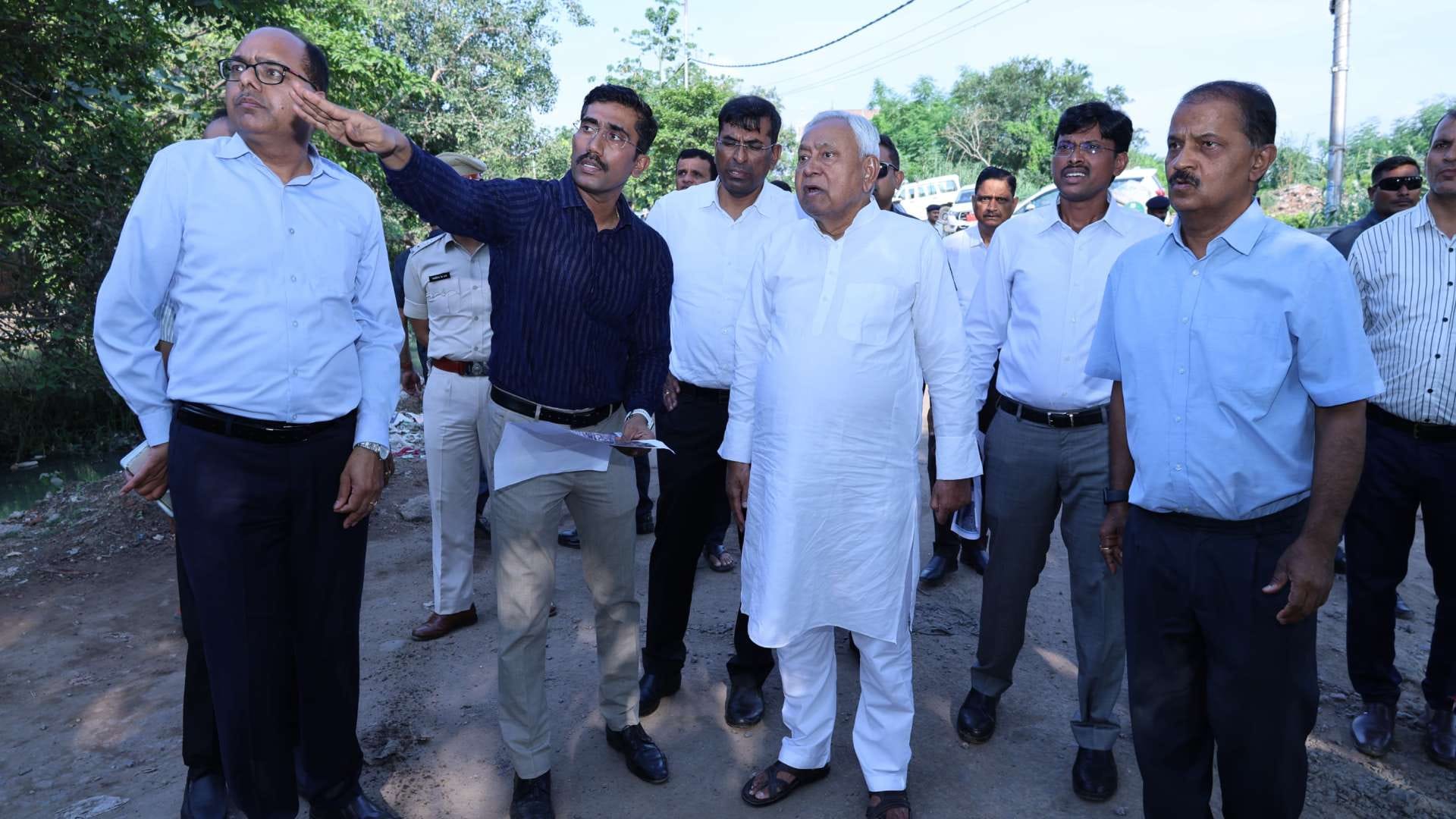 Bihar:मुख्यमंत्री नीतीश कुमार ने किया नवनिर्मित बापू टावर का उद्घाटन ...