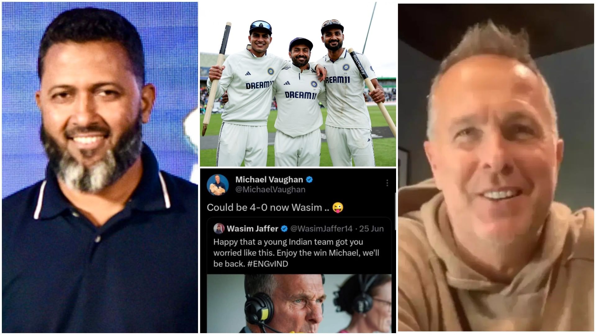 Ind Vs Eng 2nd Test: Wasim Jaffer Trolls Michael Vaughan, Memes Flooded ...