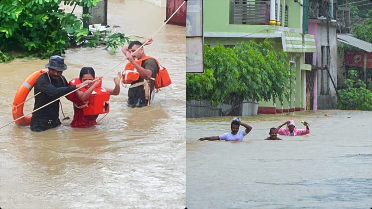 Weather Updates Imd Alert- Over 100 Families Rendered Homeless As Flash ...