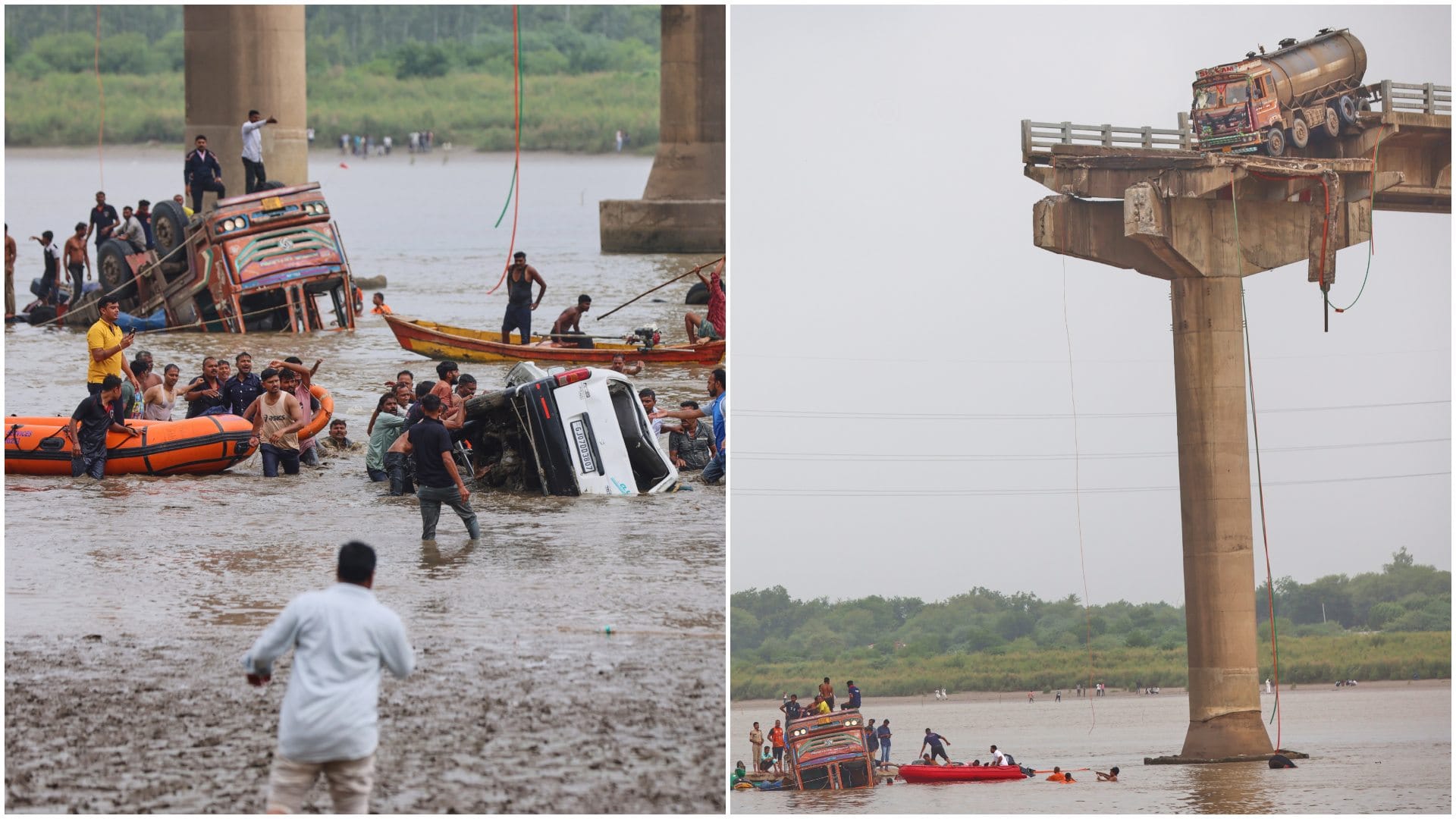 Vadodara Gujarat Bridge Collapse Engineers Suspended With Immediate ...