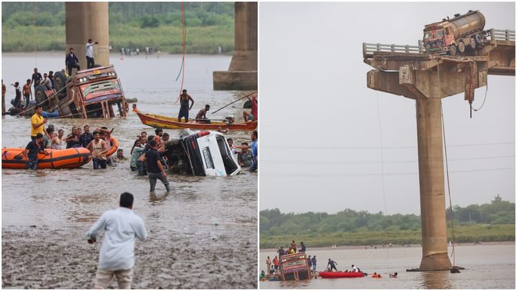 Part Of Bridge Collapses In Vadodara Gujarat Death Toll Surging Injuries Not Very Serious Cm ...