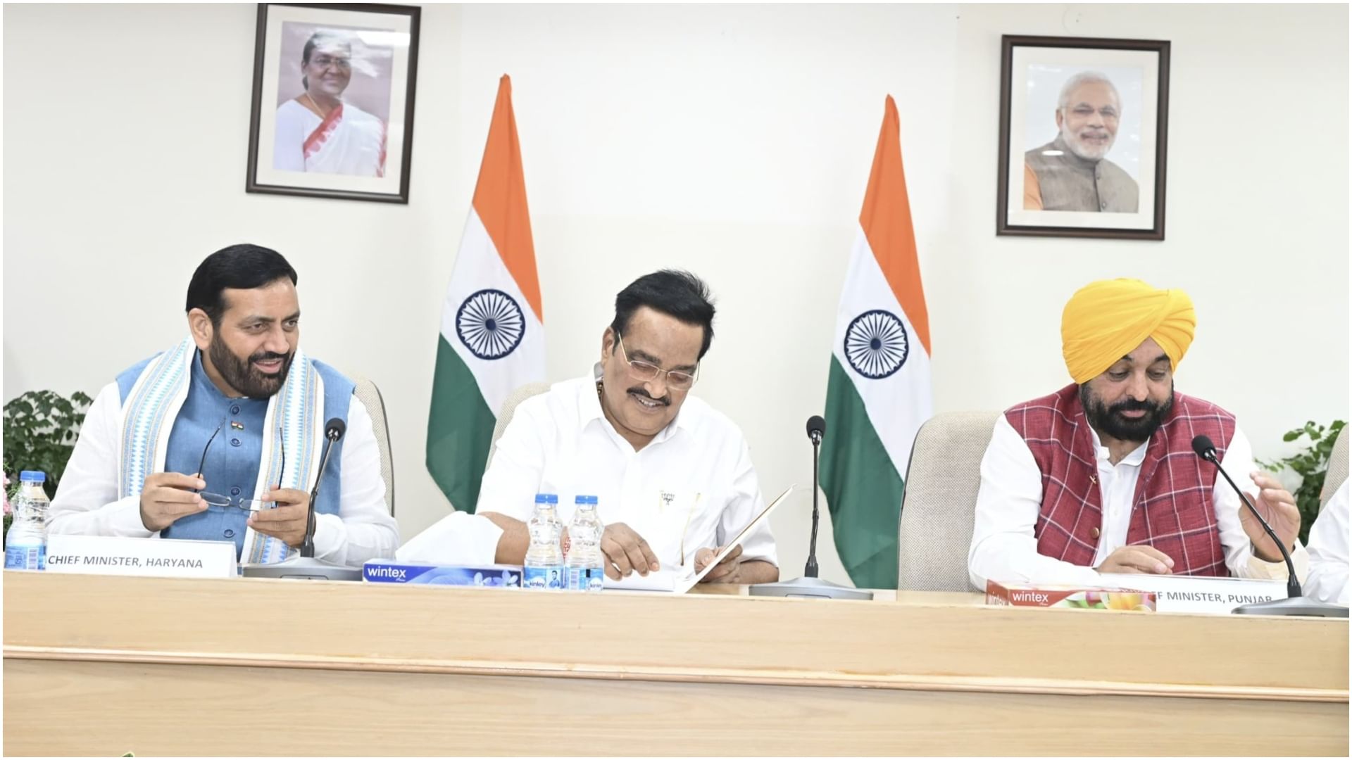 'haryana-punjab Agree To Resolve Sutlej-yamuna Link Canal Dispute', Jal Shakti Minister Patil's ...