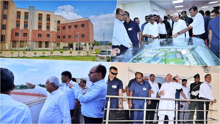 Patna: Nitish Inspected Sdrf Headquarters Being Built In Bihta Gave Instructions To Speed Up ...