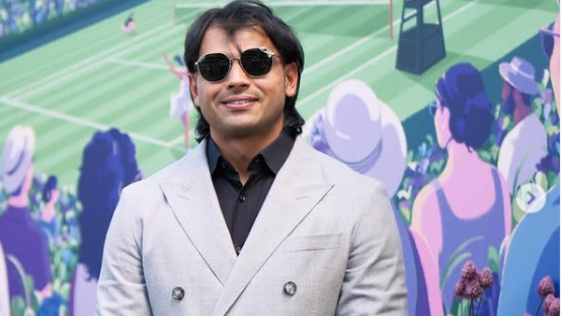 Wimbledon:विंबलडन का फाइनल मुकाबले देखने पहुंचे भाला फेंक एथलीट नीरज ...