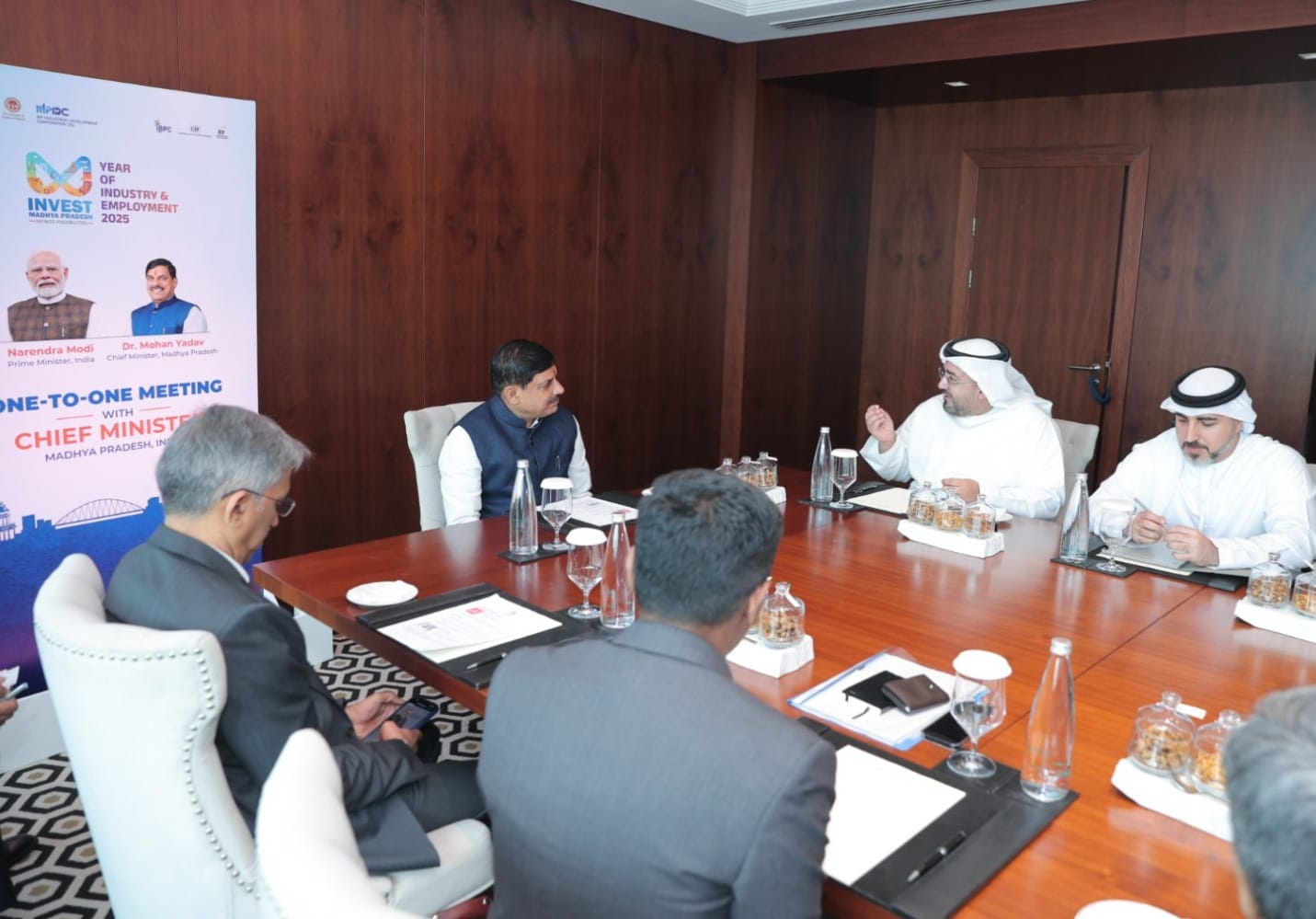 Mohan Yadav Dubai Visit 2nd Day:cm की शेख अहमद बिन सईद अल मकतूम से भेंट ...
