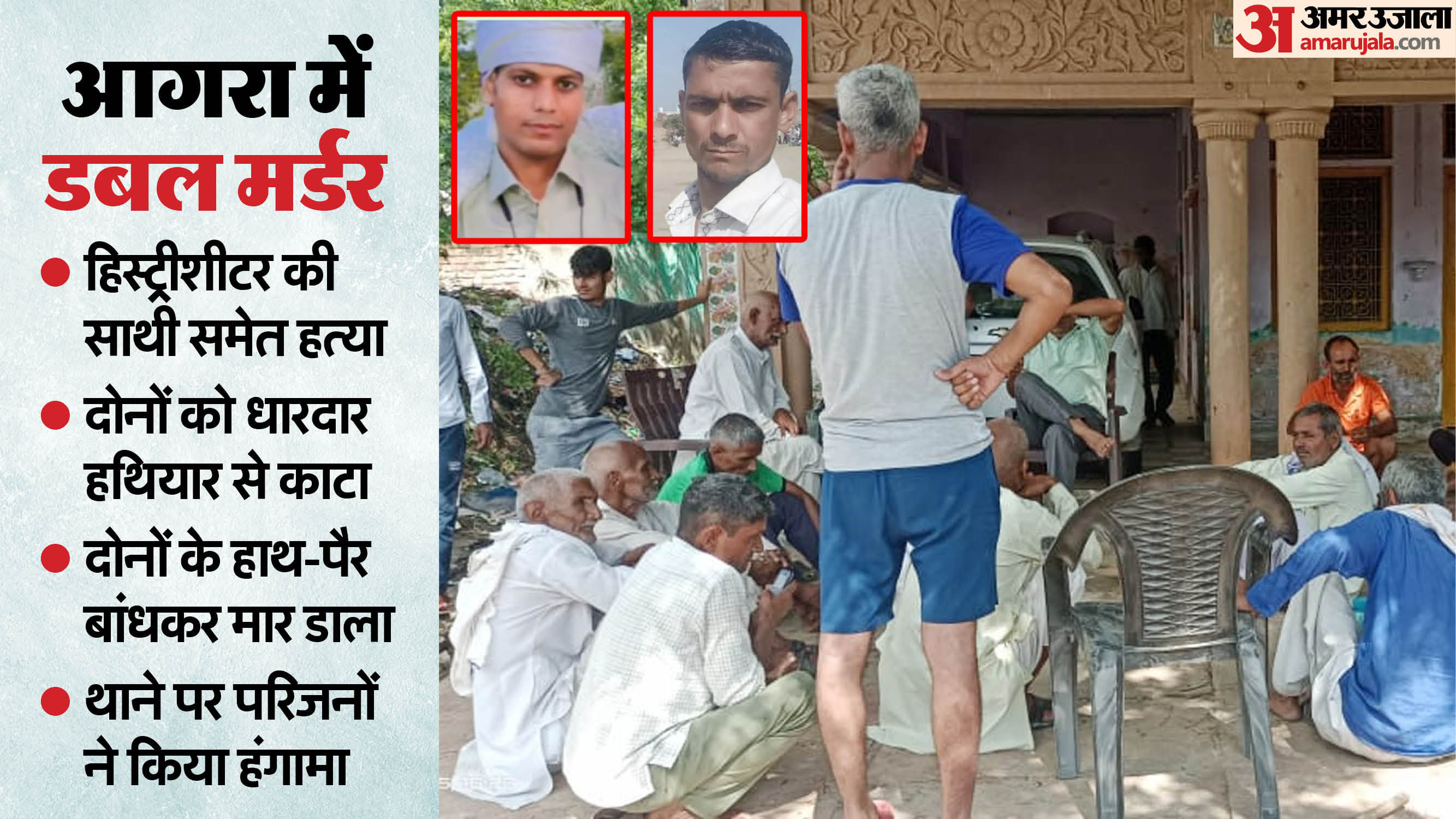 Agra Double Murder Case No Animosity Then Who Killed Two Friends So Brutally Suspicion On ...