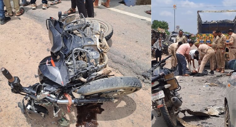 Kanpur Dehat Accident:तेज रफ्तार कार ने बाइक को मारी टक्कर, दो युवकों की मौत…हेलमेट नहीं लगाए थे ...