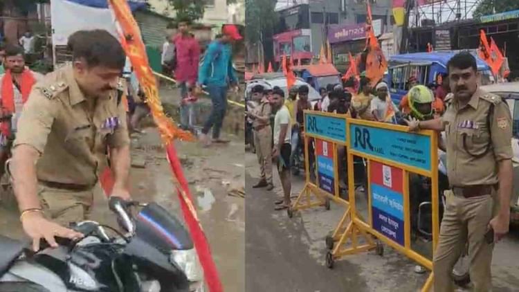 Kanwar Yatra 2025 Final Phase Kanwar Yatri Fainted Ssp Ajay Singh Took Him To The Hospital ...