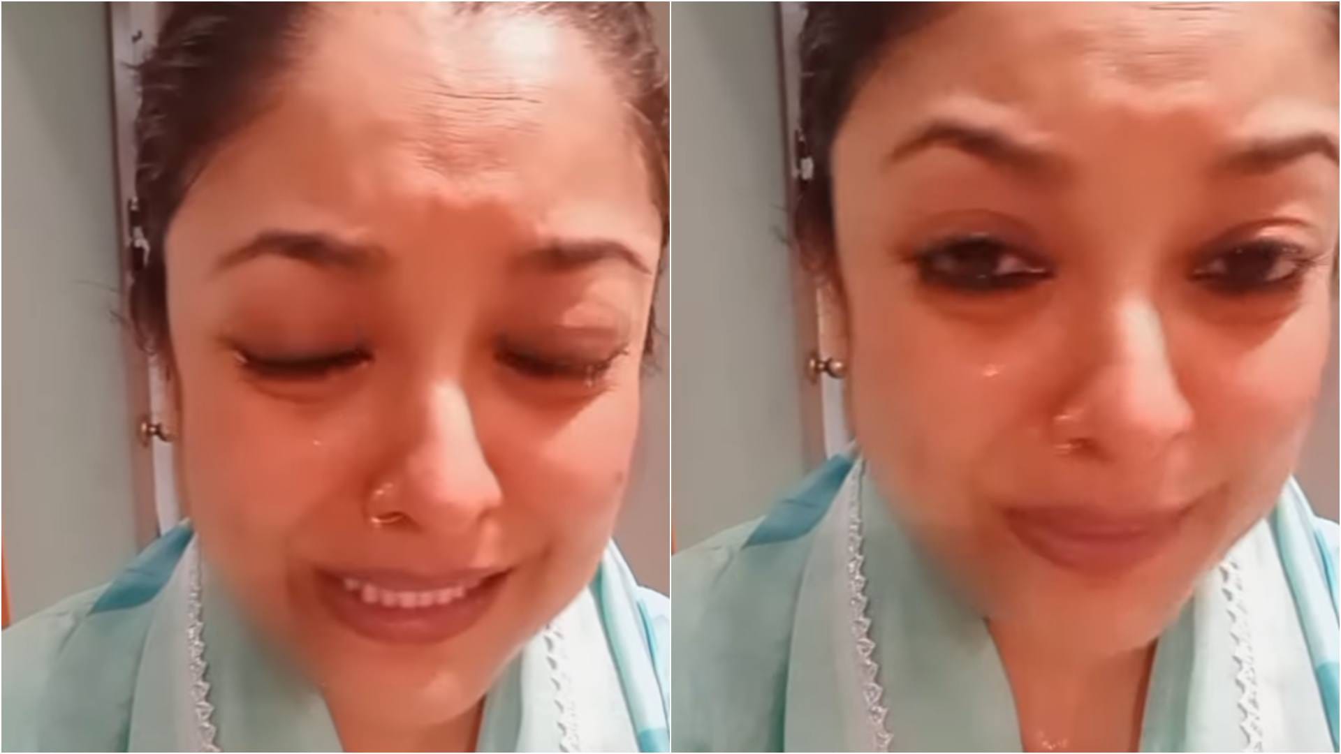 Tanushree Dutta:रोते-बिलखते तनुश्री ने शेयर किया वीडियो, बोलीं- 'मुझे ...