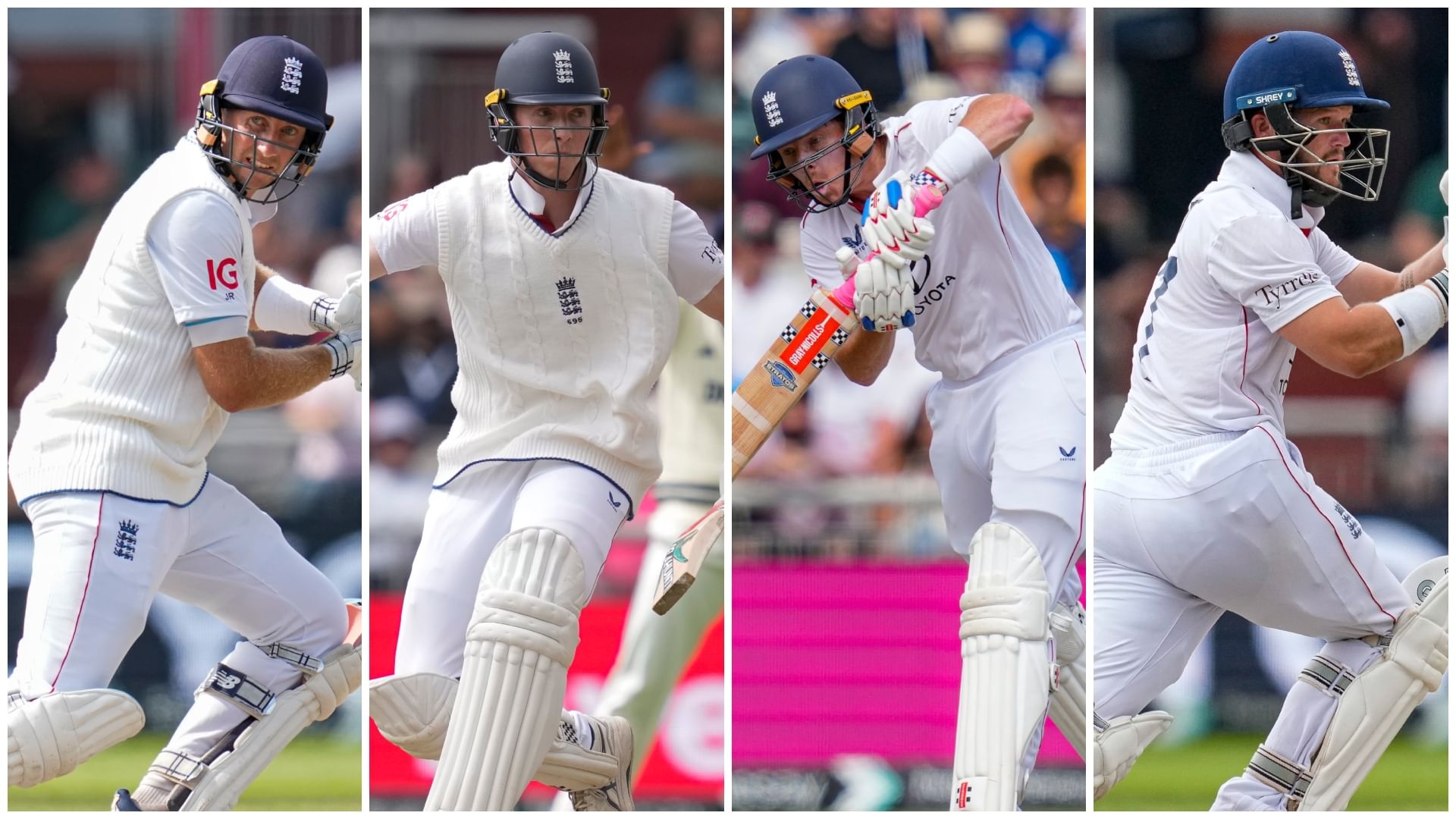 Ind Vs Eng 4th Test 2025 England Top-4 Score 70 Plus Together After 77 ...