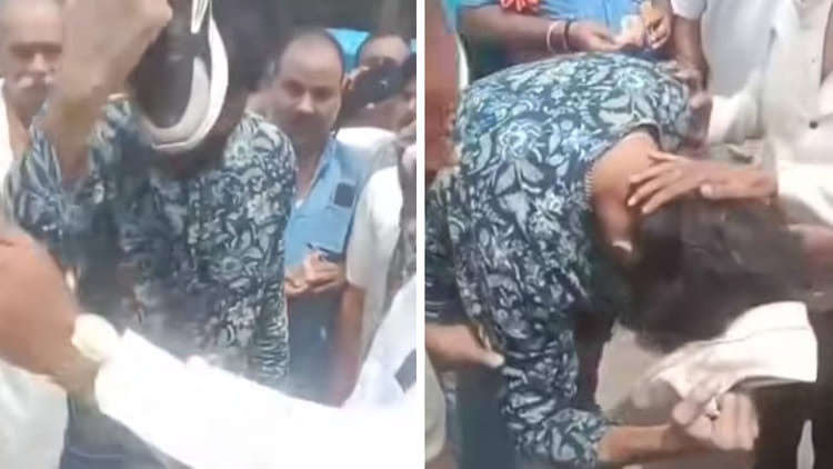 Mp News: Youth Forced To Apologize With Shoe On Head In Public Over Minor Dispute - Madhya ...