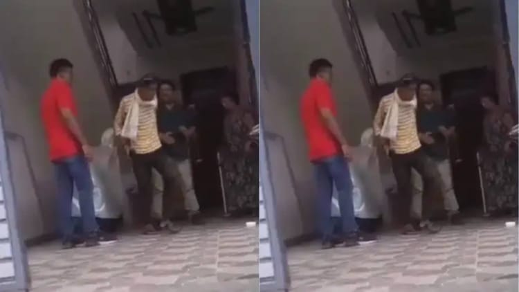 Viral Video:डिलीवरी बॉय ने ऊपर आने से किया मना तो उसे गिरा-गिराकर मारा ...