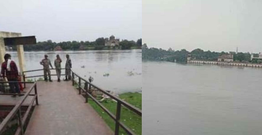 Up:आगरा में खतरे के निशान तक पहुंची यमुना...बल्केश्वर और फाउंड्री नगर ...