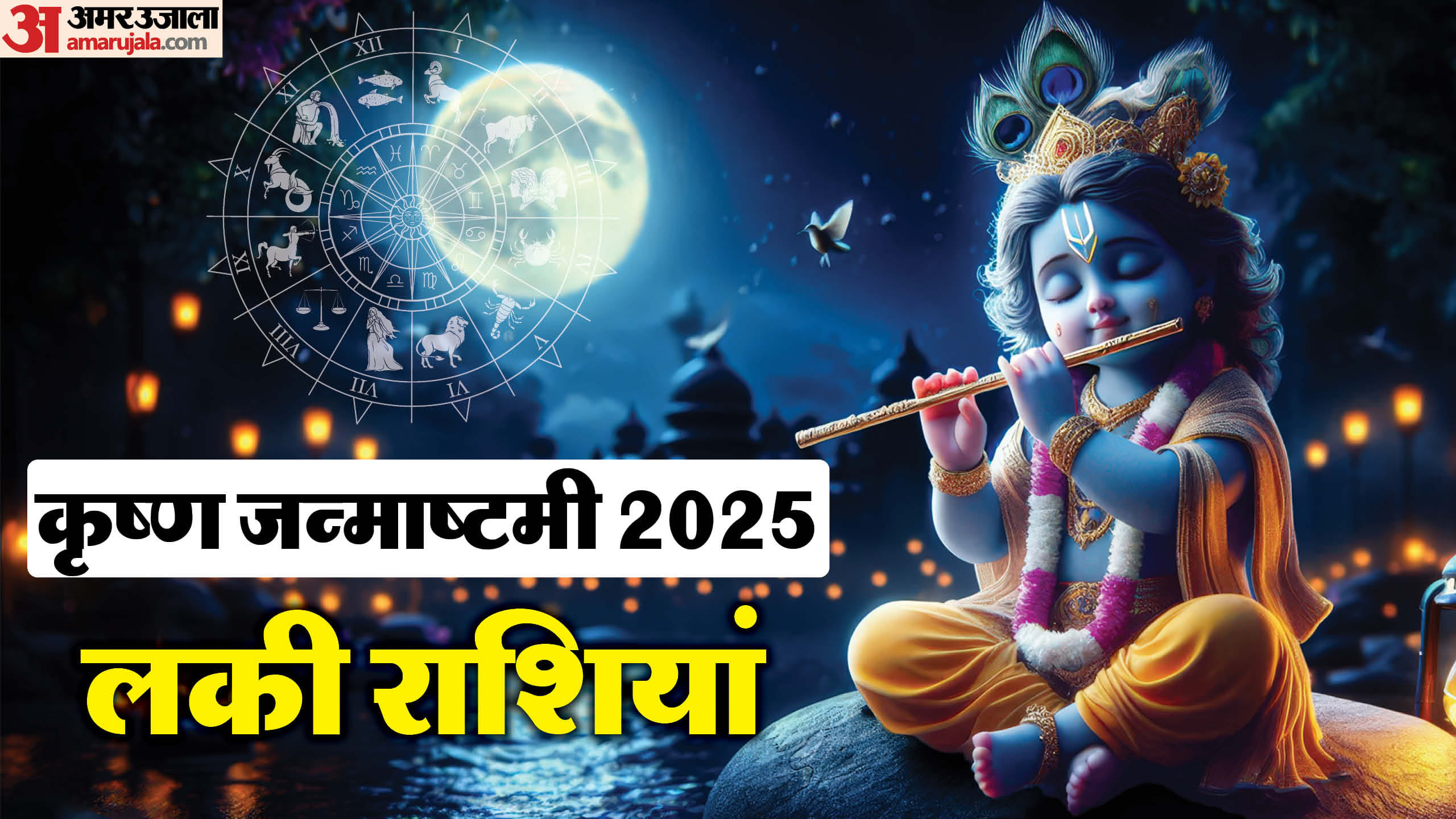 Krishna Janmashtami 2025 Shubh Yog And Lucky Rashifal In Hindi - Amar Ujala Hindi News Live ...