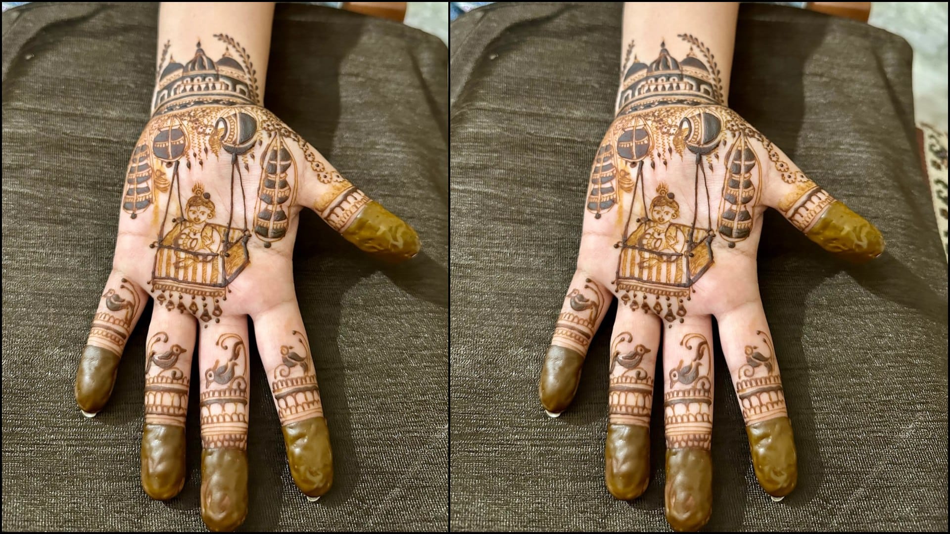 Janmashtami Special Mehndi Design Try These Latest Krishna Name Mehndi ...