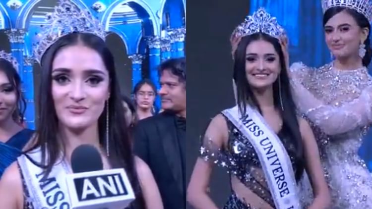 Manika Vishwakarma Gets Crowned As Miss Universe India 2025 - Amar Ujala Hindi News Live ...